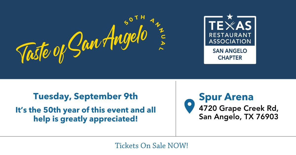 50th Annual Taste of San Angelo (San Angelo Chapter)